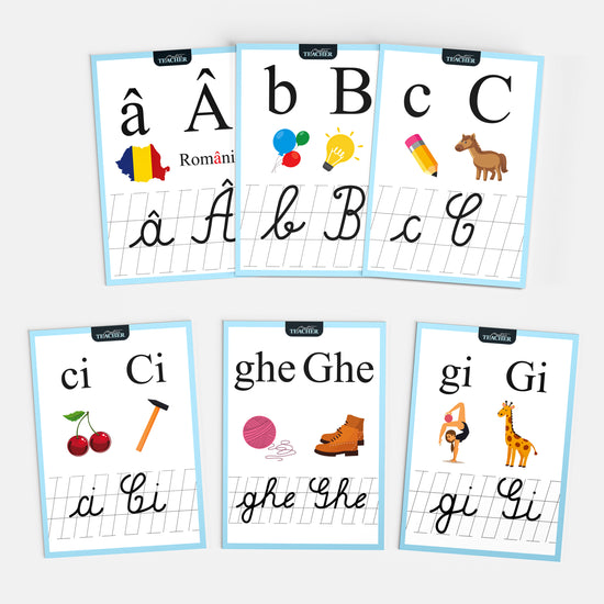 Alfabetul limbii române cu grupurile de litere - Clasa I – Creative Teacher