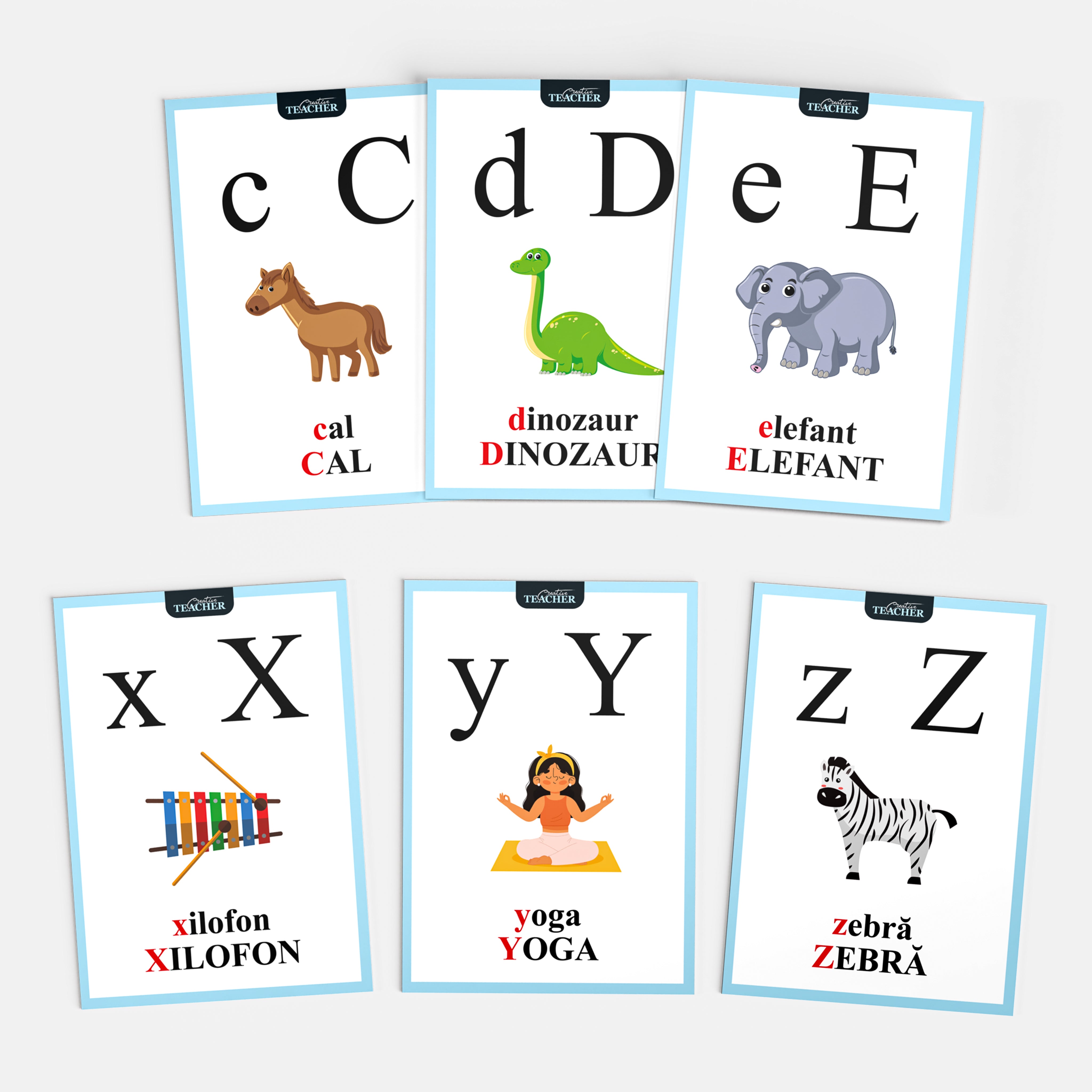 Alfabetul limbii române - Clasa pregătitoare – Creative Teacher
